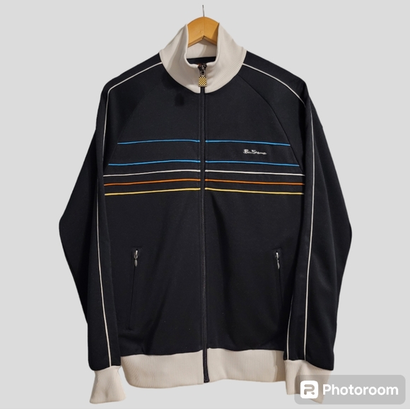 Ben Sherman | Jackets & Coats | Vtg Ben Sherman Track Jacket Mens Large ...